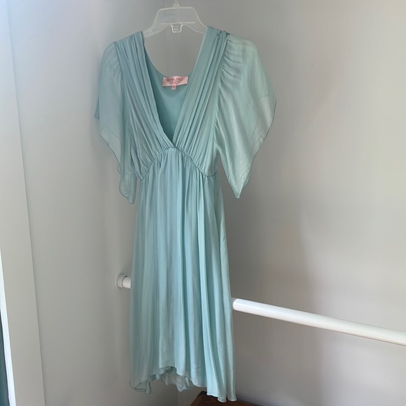 Scandal Italy | Dresses | Nwt Scandal Italy Aquarius Os Aqumarine Silk ...